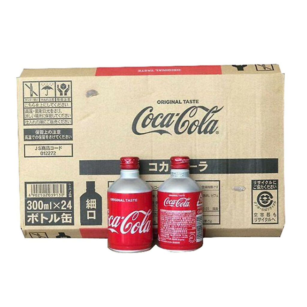 Coca Nhật Bản - Cocacola Chai Nhôm Nắp Vặn 300ml