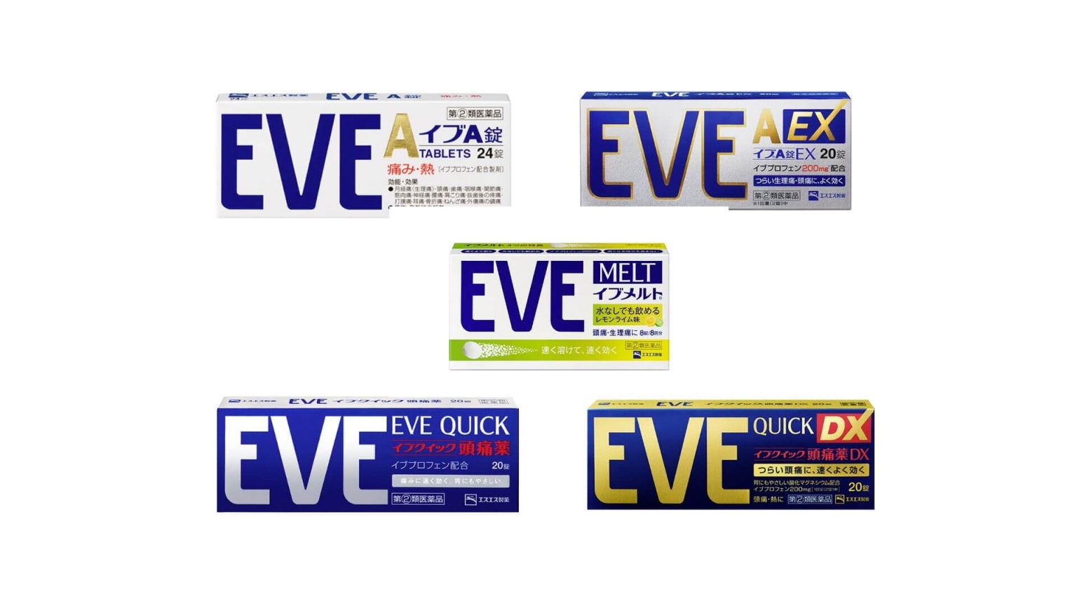 Viên uống hỗ trợ cảm, giảm đau, hạ sốt EVE A Nhật Bản 40 viên ...