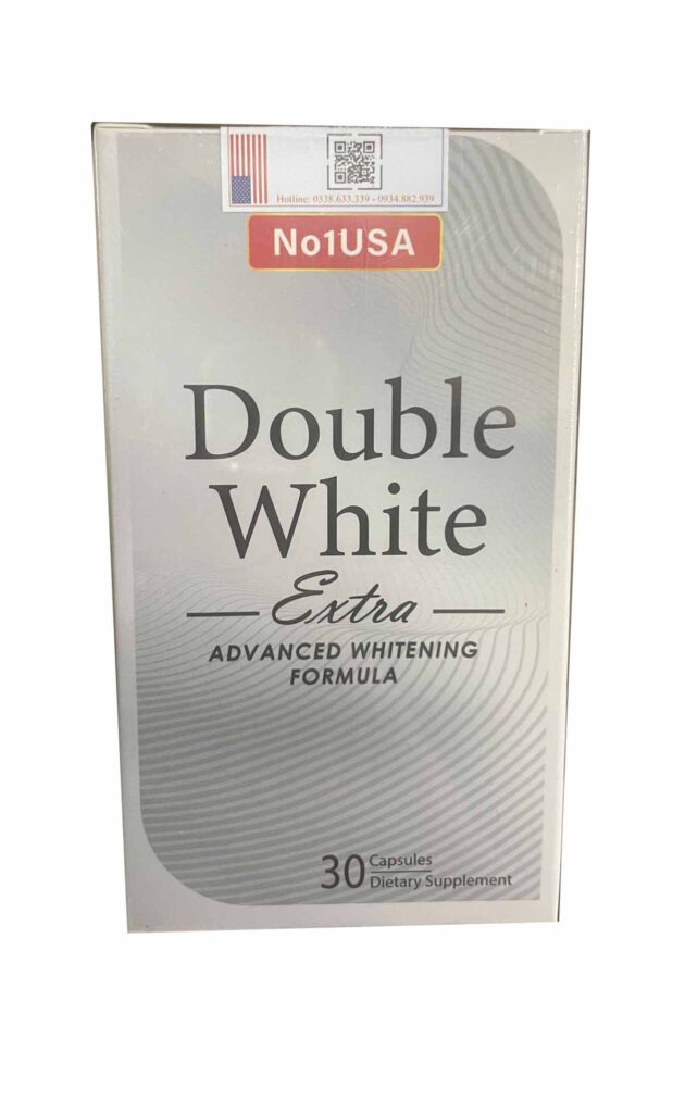 Viên uống trắng da Double White Mỹ – Hộp 30 viên - XACHTAYNHAT.NET