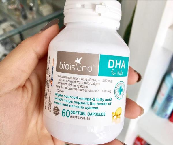Dầu cá Bio Island DHA For Kids hỗ trợ phát triển trí não 60 viên ...