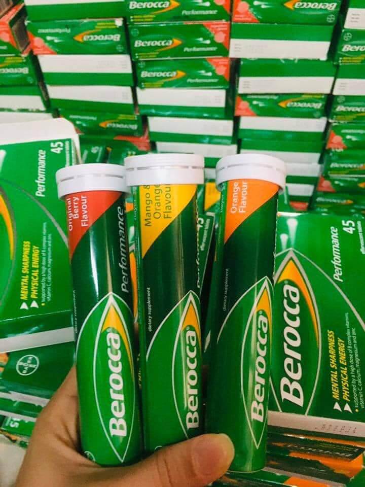 Viên Sủi Berocca Performance Úc 45 Viên Vị Cam, Xoài, Tự Nhiên - u00 ...