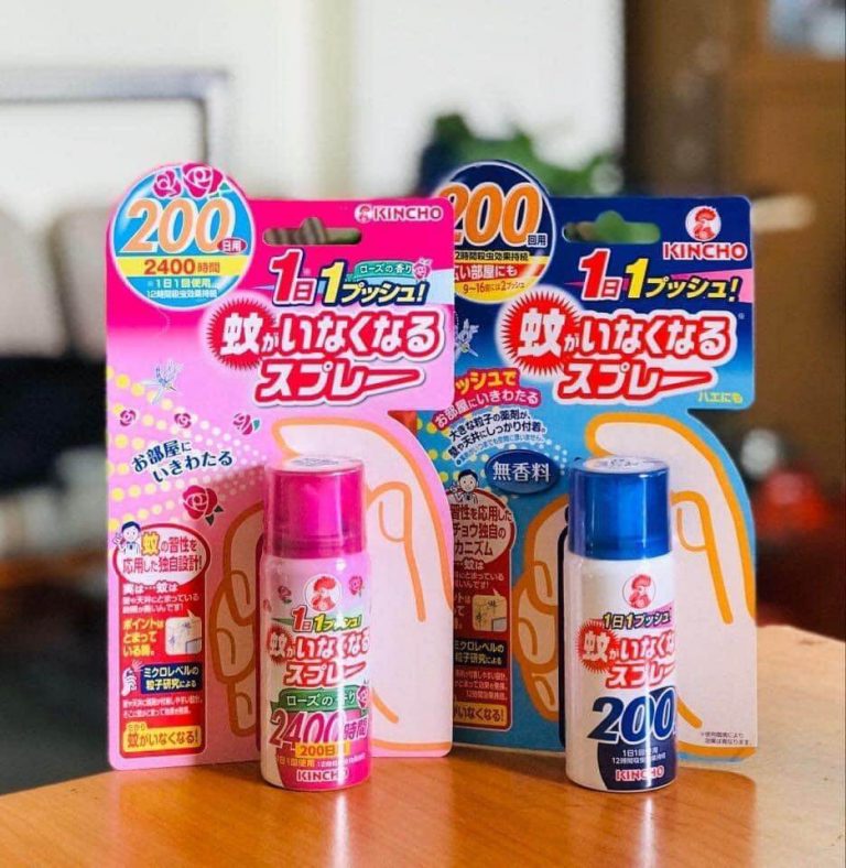 Xịt Đuổi Muỗi Kincho Dùng Trong 200 Ngày 45ml - u00 XACHTAYNHAT.NET
