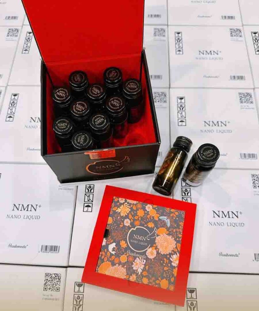 Nước uống NMN Nano Liquid Peauhonnete hộp 12 chai - XACHTAYNHAT.NET