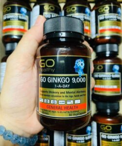 Viên uống bổ não Go Ginkgo 9000 60 viên - XACHTAYNHAT.NET