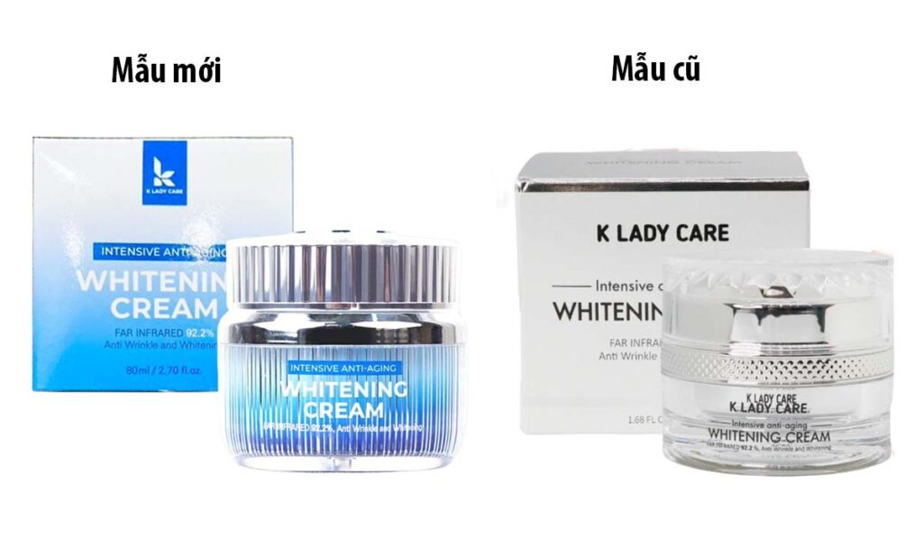 Kem dưỡng K Lady Care Whitening Cream trắng da 80ml - XACHTAYNHAT.NET