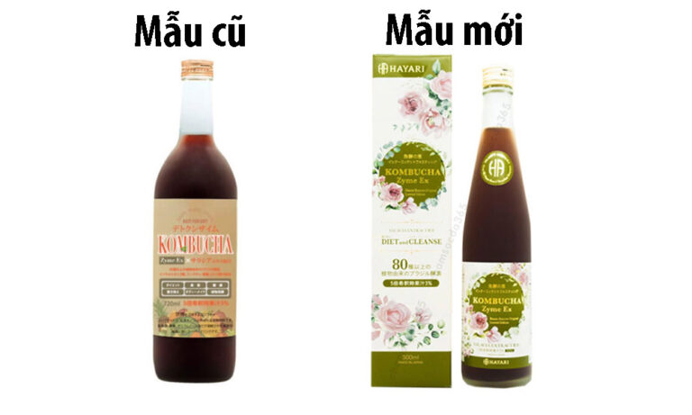 Men Detox KOMBUCHA ZYME EX hỗ trợ cân nặng 500ml - XACHTAYNHAT.NET