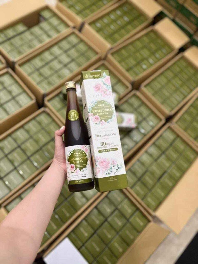 Men Detox KOMBUCHA ZYME EX hỗ trợ cân nặng 500ml - XACHTAYNHAT.NET