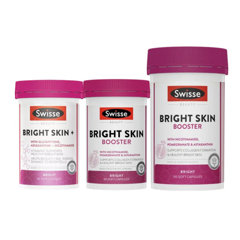 Viên uống trắng da Swisse Bright Skin+ Úc 60 viên - XACHTAYNHAT.NET