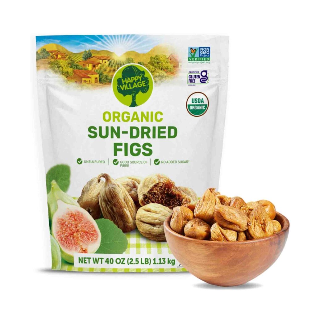 Sung sấy dẻo Happy Village Organic Sun Dried Figs Mỹ 1.13kg ...