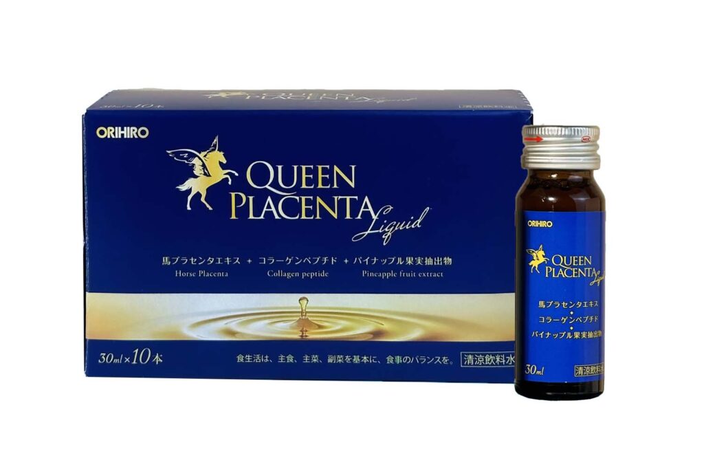 Nước uống nhau thai ngựa Queen Placenta Orihiro 10 chai x 30ml ...