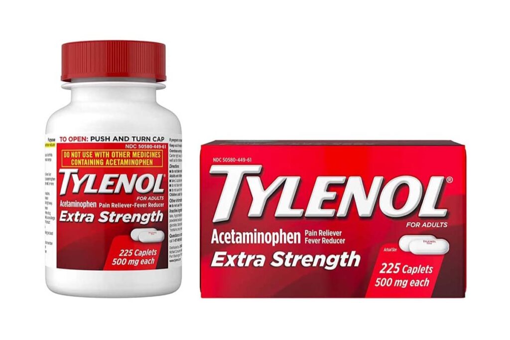 Viên hỗ trợ giảm đau, hạ sốt Tylenol 500mg 225 viên - XACHTAYNHAT.NET